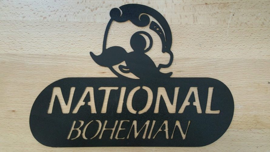 Natty Bo sign metal wall art plasma cut decor light beer national ...