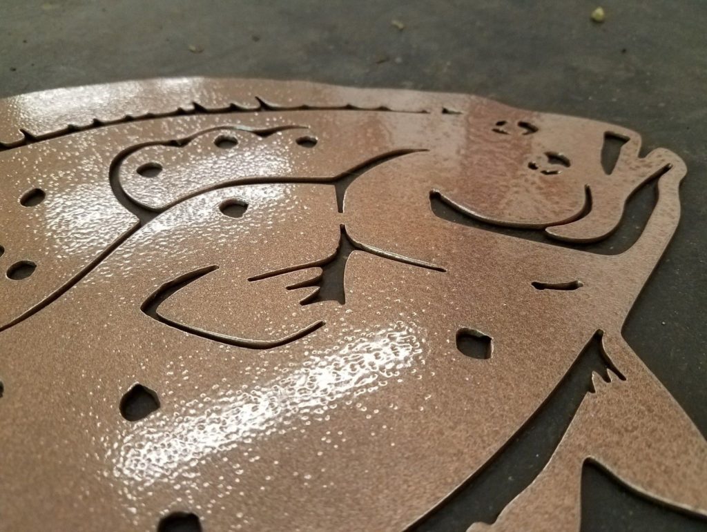 Flounder metal wall art plasma cut fish taxidermy salt water fish gift ...