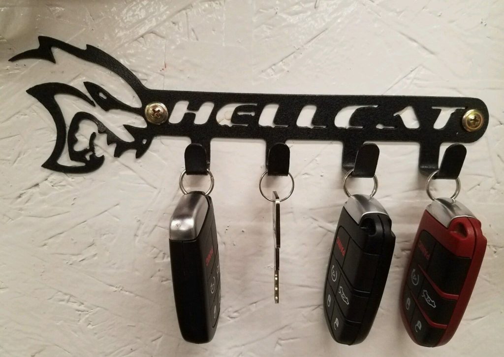 SRT Hellcat key fob holder Challenger Jeep Charger Dodge plasma cut ...