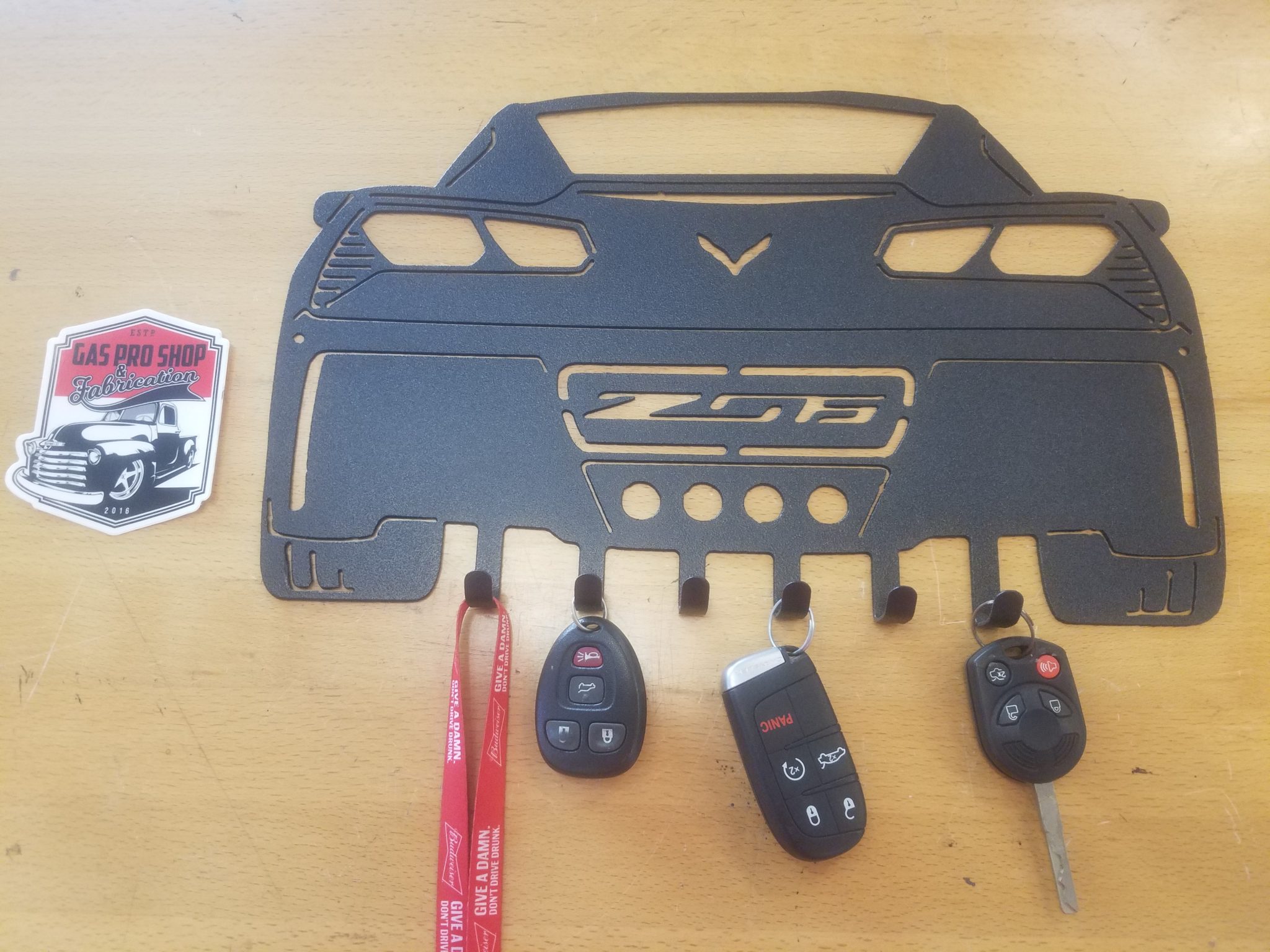 Corvette z06 key fob holder - Gas Pro Shop & Fabrication